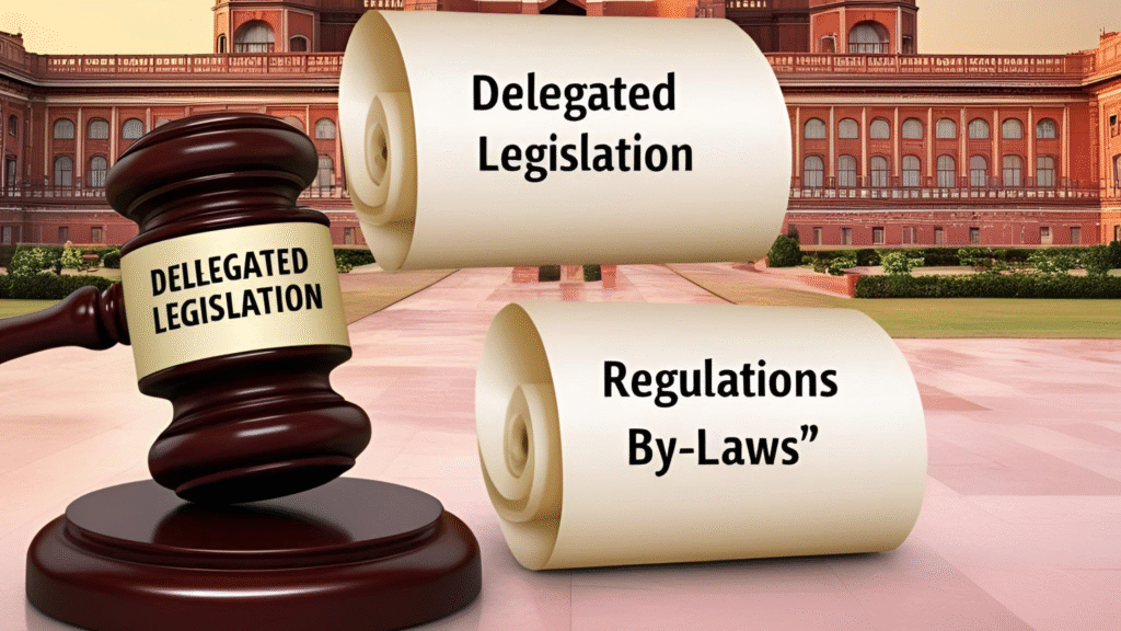 Delegated Legislation: An Analytical Study Of Its Nature, Necessity, And Constitutional Control ...