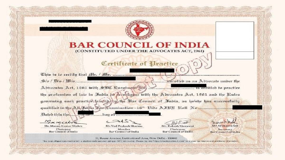 BCI Announces The Release Of AIBE 19 COP (Certificate Of Practice ...